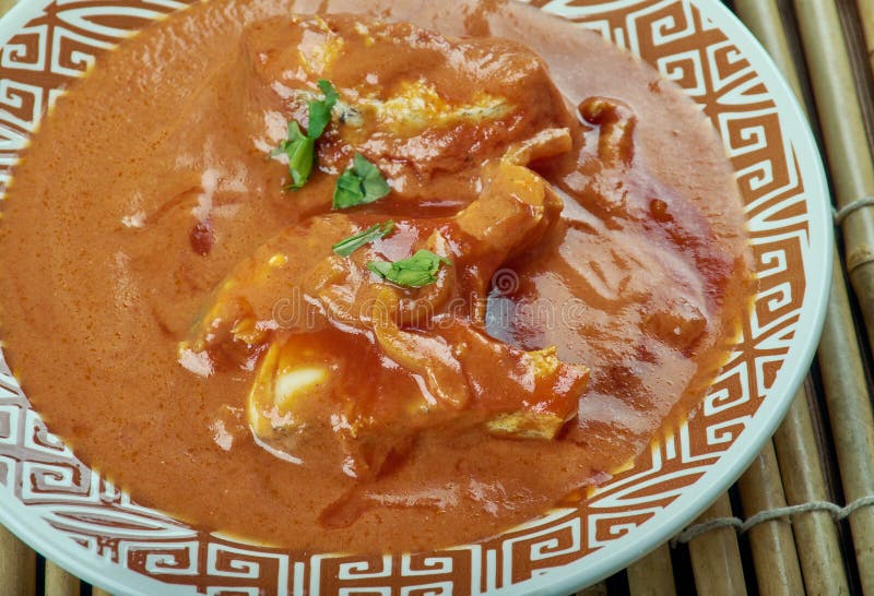 Hubby`s Chala Meen Kulambu stock image. Image of chilli - 92476463