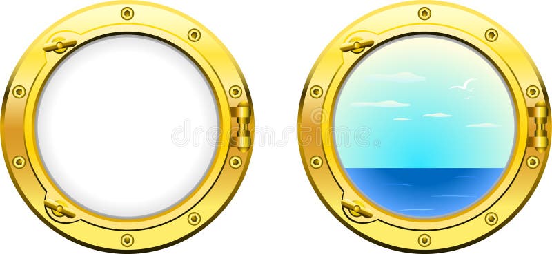 Hublot De Bateau Stock Illustrations, Vecteurs, & Clipart – (15,244 ...