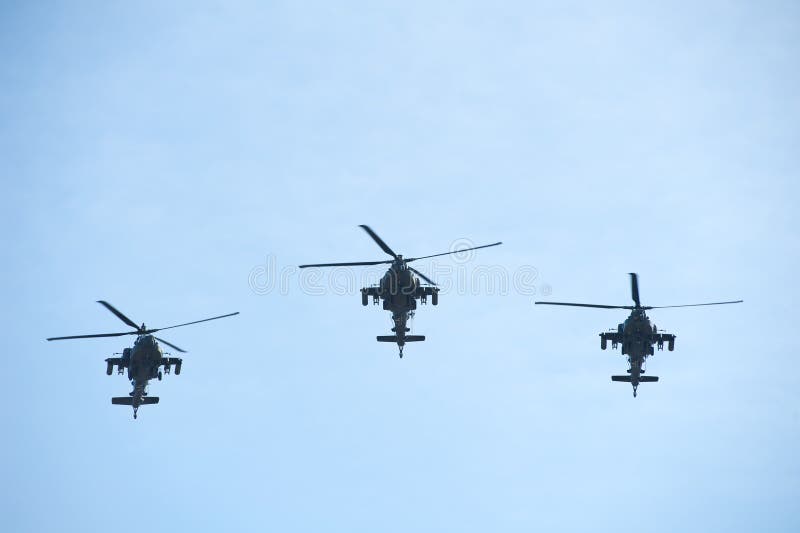 US-Armee Boeing Apache AH-64 Hubschrauber Redaktionelles ...