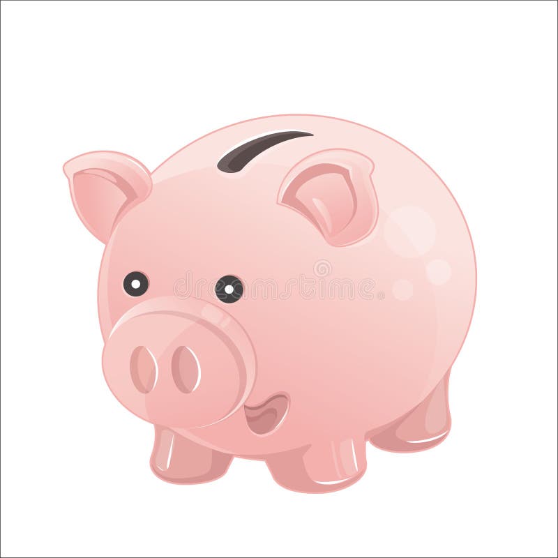 Hucha ilustración del vector. Ilustración de divisa, hermoso - 34255669