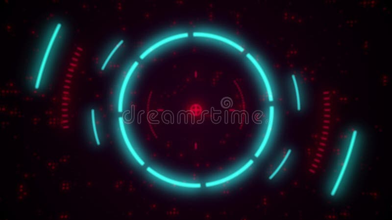 HUD Action and Target Animation Background Effects Stock Video - Video ...