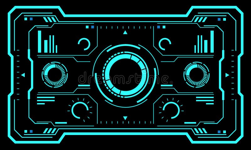 Display Sci Fi Computer Stock Illustrations – 3,731 Display Sci Fi ...