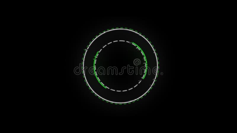 Futuristic Circle Gates Transition Overlay Stock Footage - Video of ...