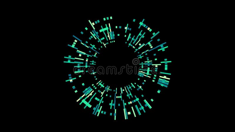 HUD Circle Interfaces, Hi-tech Futuristic Display Stock Video - Video ...