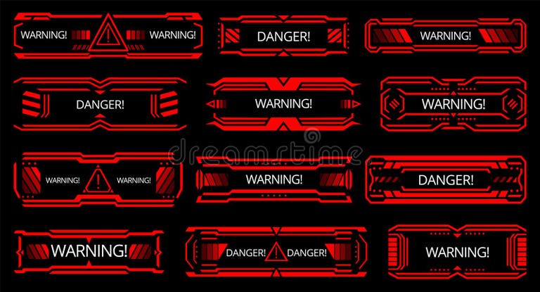 Warning Signs Frames Stock Illustrations – 81 Warning Signs Frames ...
