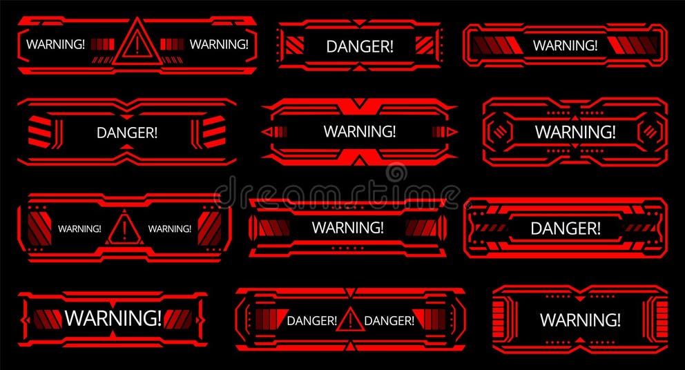 Warning Signs Frames Stock Illustrations – 81 Warning Signs Frames ...