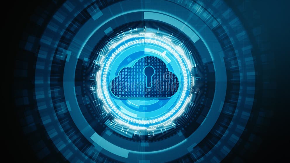 HUD and Digital Cloud Computing of Cyber Security, Digital Data Network Protection, Future ...