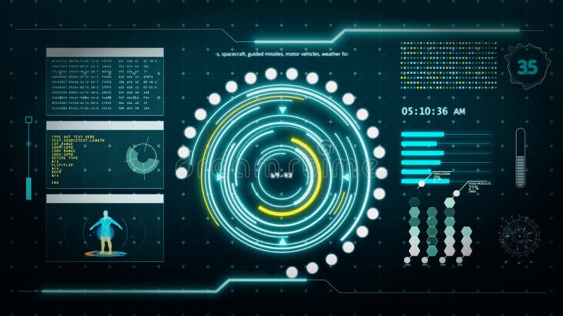 Computer Screen Sci Fi Stock Illustrations – 2,051 Computer Screen Sci ...