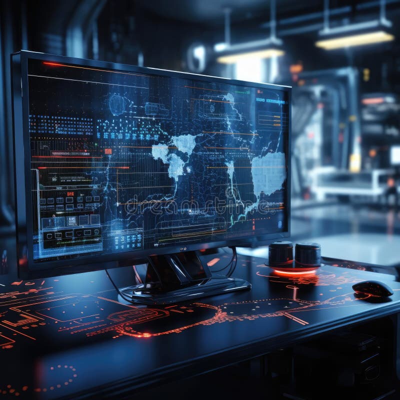 HUD element of the future stock illustration. Illustration of design ...