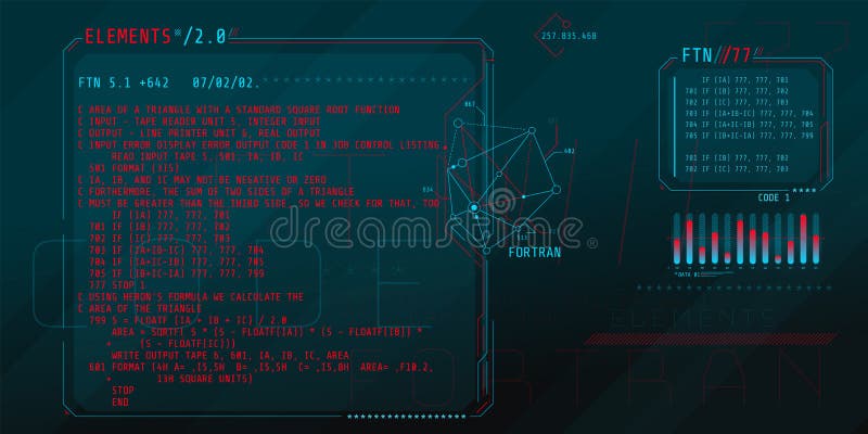 Fortran Programming Language Stock Vector - Illustration of coding ... Fortran Programming Language Stock Vector - Illustration of coding ...