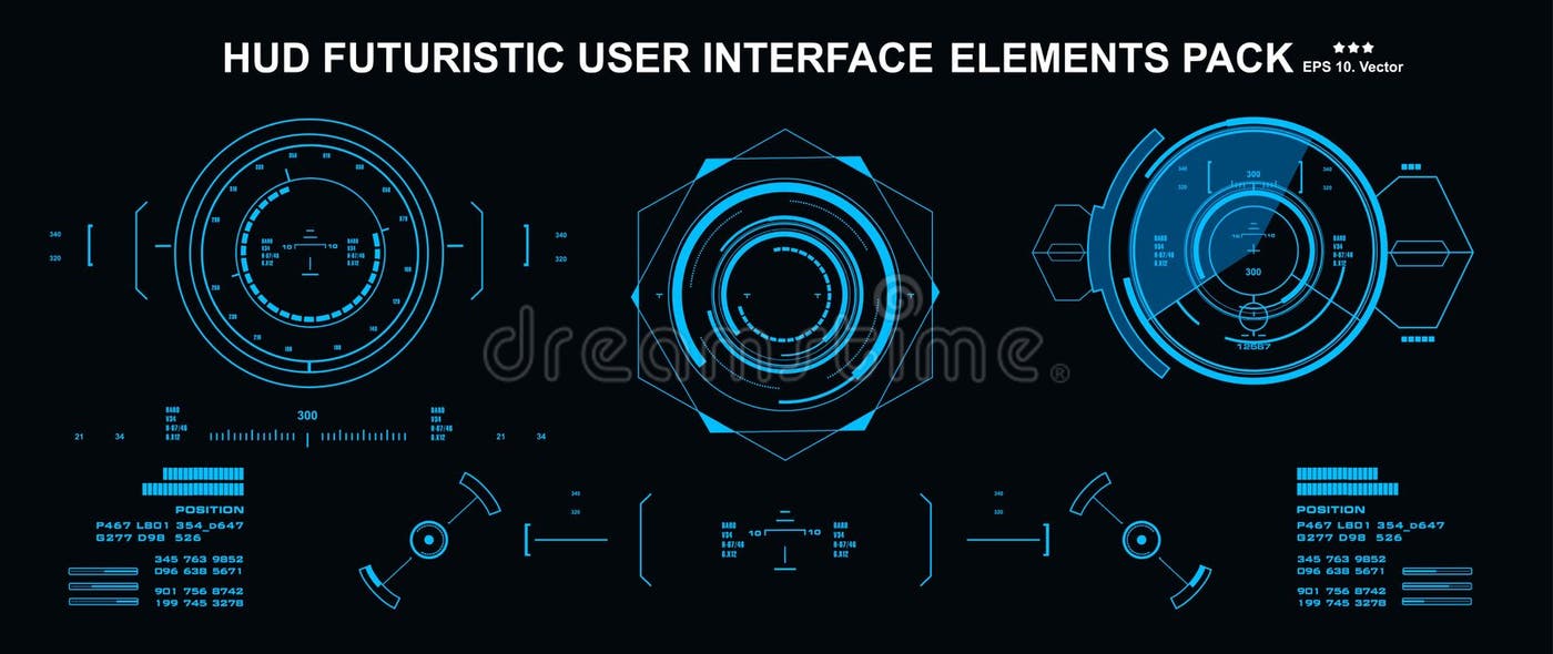 Hud Display Interface Stock Illustrations – 24,720 Hud Display ...