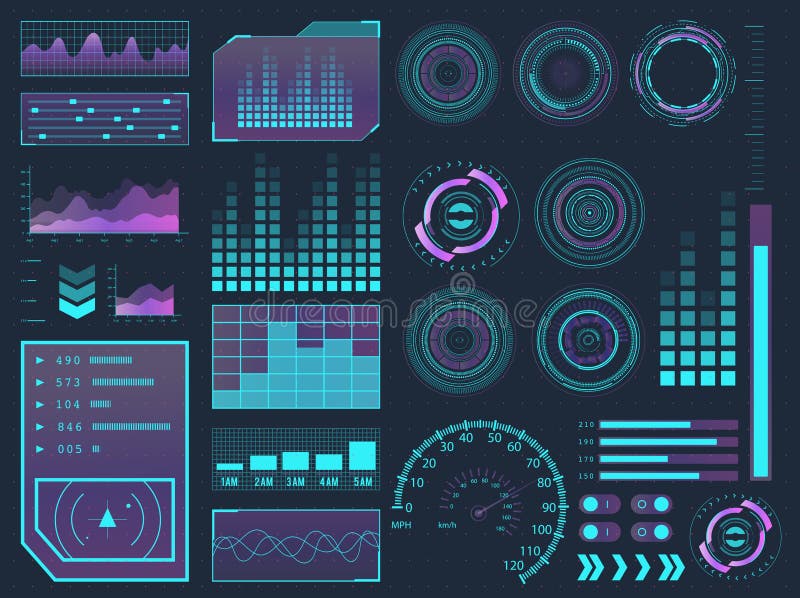 HUD Elements Sci-fi Science Futuristic User Interface. Menu Buttons ... HUD Elements Sci-fi Science Futuristic User Interface. Menu Buttons ...