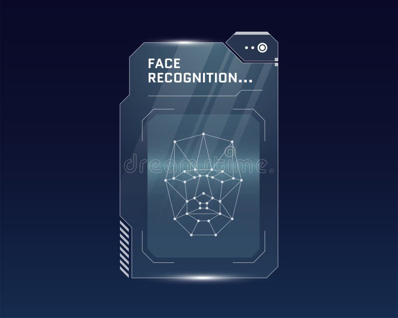 HUD Face Recognition Biometric ID Scan Panel. User Facial Verification ... HUD Face Recognition Biometric ID Scan Panel. User Facial Verification ...