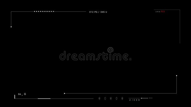 HUD Frame.Camera Vewfinder HUD.Technology HUD Data Display.Control ...