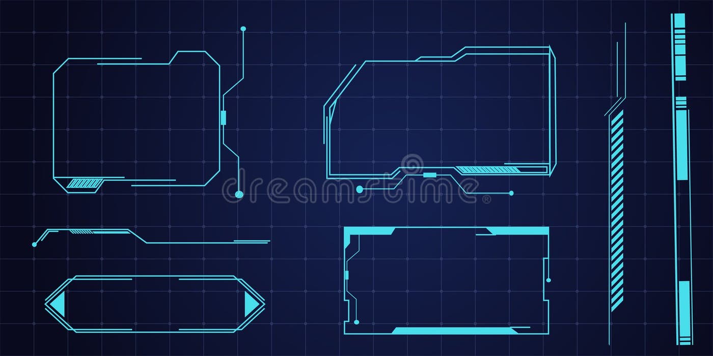 Border Sci Fi Design Element Stock Illustrations – 1,342 Border Sci Fi ...