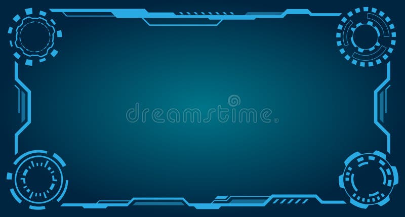 HUD Futuristic Frame. Abstract Technology Panel Template Stock Vector ... HUD Futuristic Frame. Abstract Technology Panel Template Stock Vector ...