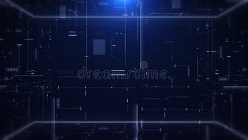 HUD Futuristic Virtual Hologram Digital Data Network Connection ...