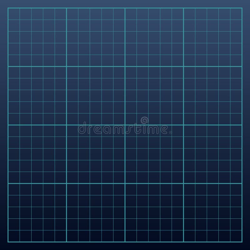 Hud Grid Game Panel. Graph with Dots, Lines Stock Illustration - Illustration of grid, scan ...