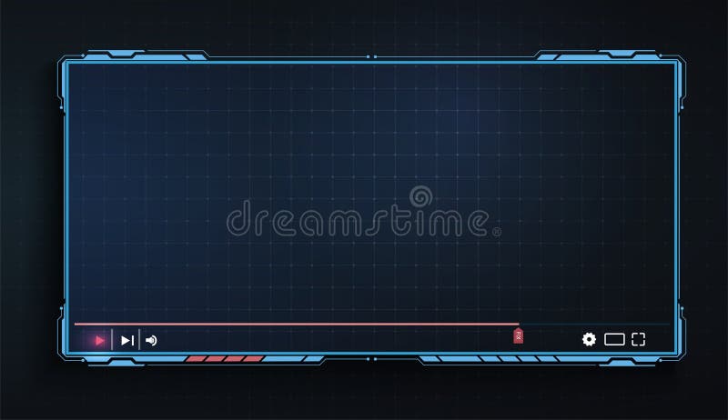 HUD, GUI Futuristic Frame User Interface Screen Elements Set. Set with ...