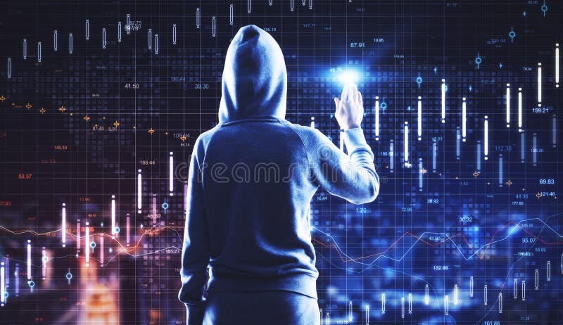 Hud, Hacking and Invest Concept Stock Image - Image of grid, back ...