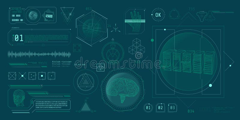 HUD Interface Design for Decoding Big Data. Stock Vector - Illustration ... HUD Interface Design for Decoding Big Data. Stock Vector - Illustration ...