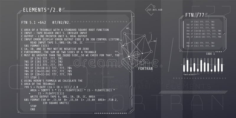 Fortran Programming Language Stock Vector - Illustration of coding ... Fortran Programming Language Stock Vector - Illustration of coding ...