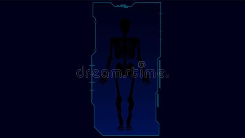 16:9 Hud Interface,futurastic Human Body,hud Biology Elelemt,Display ...