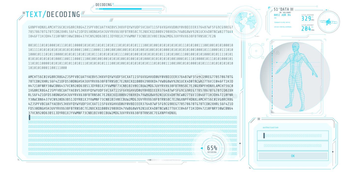 Decoding Screen Stock Illustrations – 640 Decoding Screen Stock ...