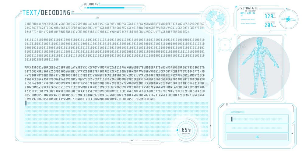 Decoding Screen Stock Illustrations – 640 Decoding Screen Stock ...