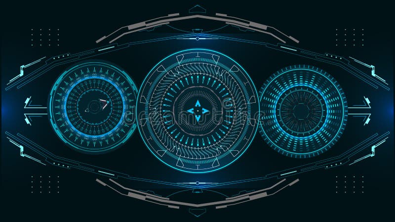 Futuristic Gauges Stock Illustrations – 102 Futuristic Gauges Stock ...