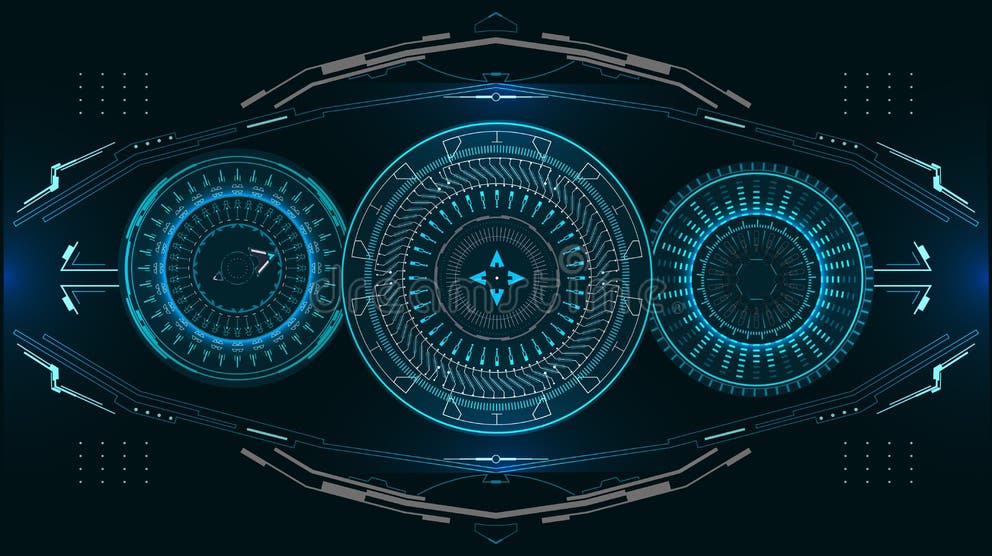 Futuristic Gauges Stock Illustrations – 113 Futuristic Gauges Stock ...