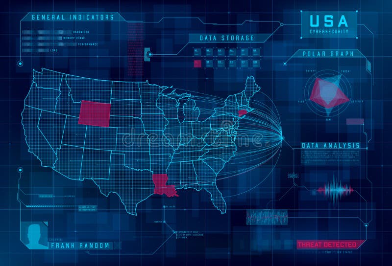 Cyberattack stock illustration. Illustration of laptop - 16691093