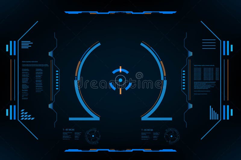 HUD Panel VR User Interface.Futuristic Concept.vector And Illustration ...