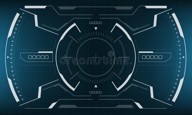 Spaceship Hud White Dashboard Stock Illustrations – 221 Spaceship Hud ...