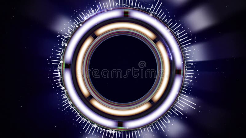 HUD Spectrum Animation, Abstract Technology Concept, Sniper Scope ...