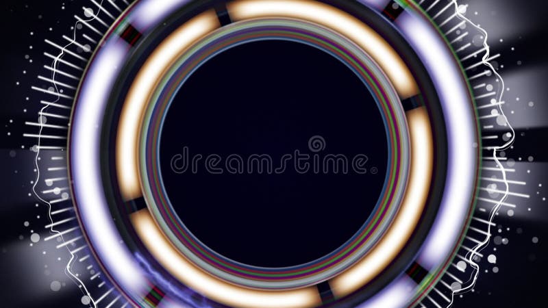 HUD Spectrum Animation, Abstract Technology Concept, Sniper Scope ...