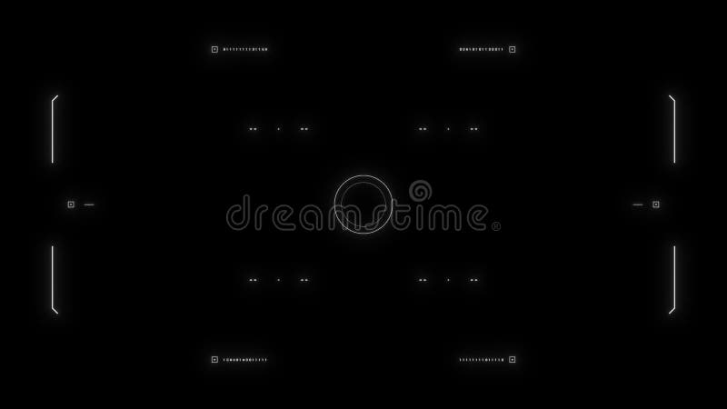 HUD Target Animation Loading. Aiming Stock Video - Video of design ...