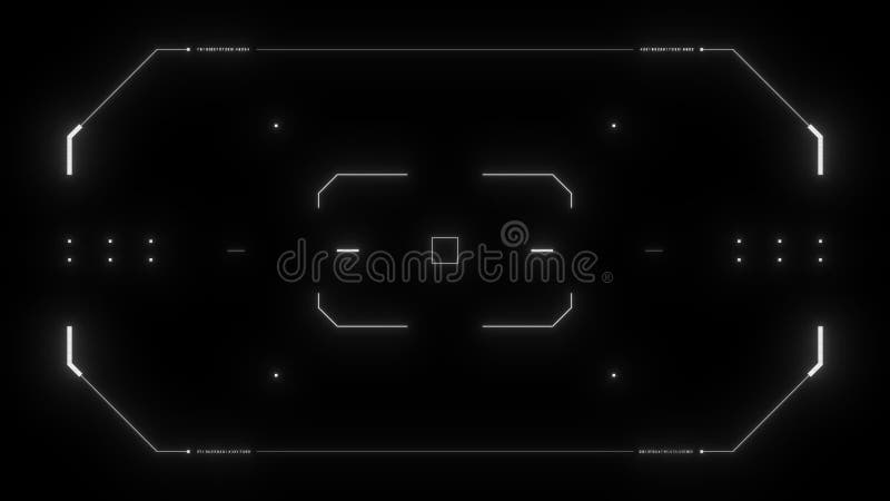 HUD Target, Cyberpunk Aiming., Drone UI. Futuristic Target Stock ...