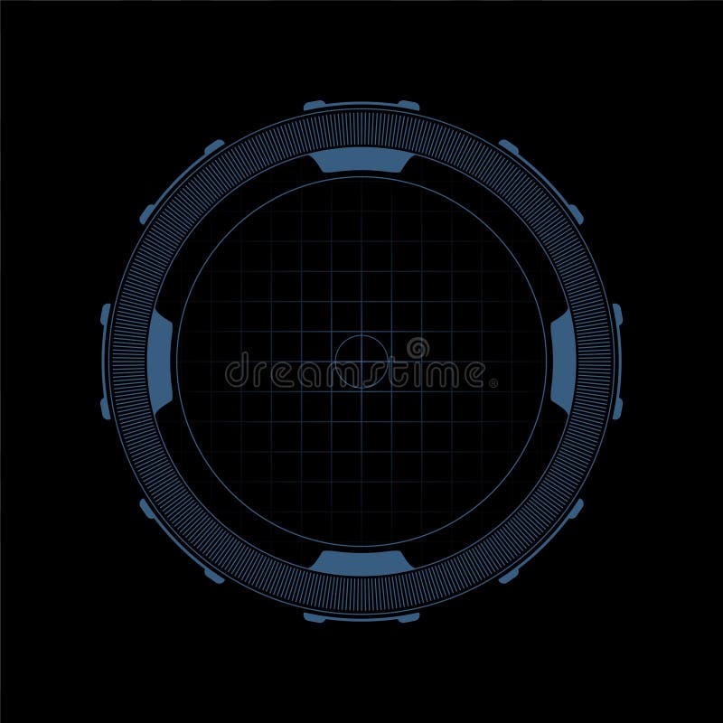 Sci fi target stock vector. Illustration of background - 56546244