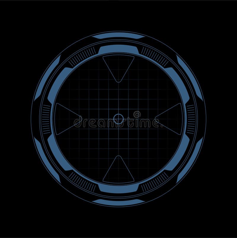 Sci fi target stock vector. Illustration of background - 56546244