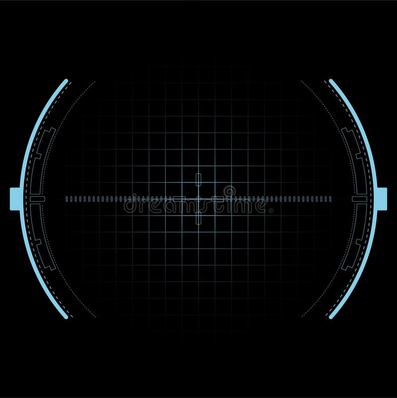 Sci fi target stock vector. Illustration of background - 56546244