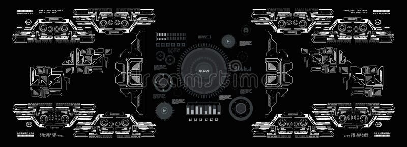 HUD Technology Background, Digital Background, 3D Technology Interface ...