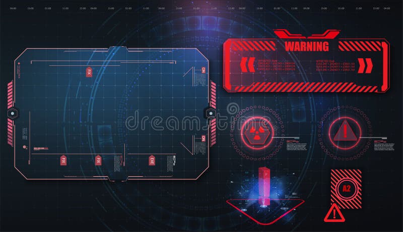 HUD, UI, GUI Futuristic User Interface Screen Elements Set. High Tech ...