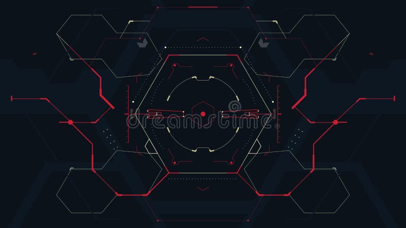 Hud Interactive Red Stock Illustrations – 77 Hud Interactive Red Stock ...