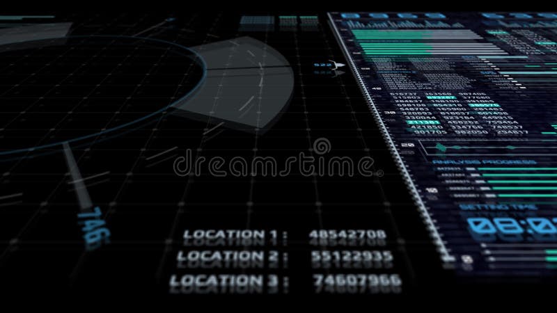 Space Day on Dashboard of Space Ship Stock Video - Video of shape ...