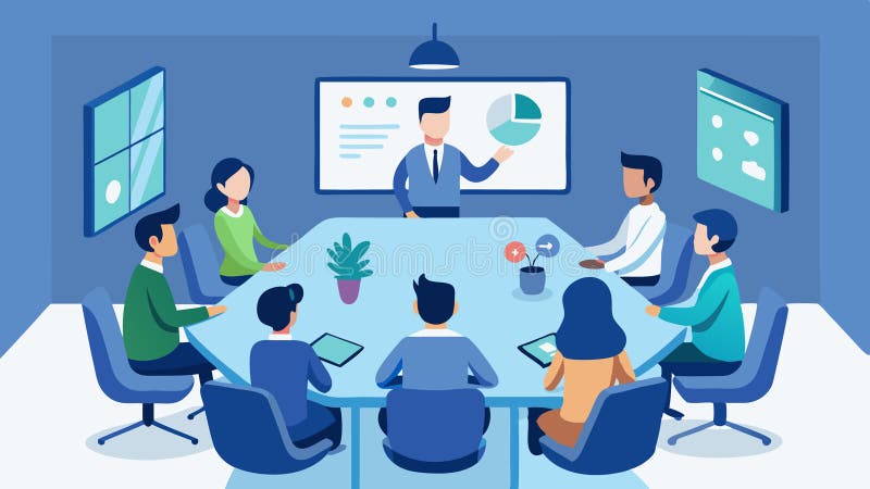 A Huddle Room with Innovative Technology Such As Video Conferencing ...