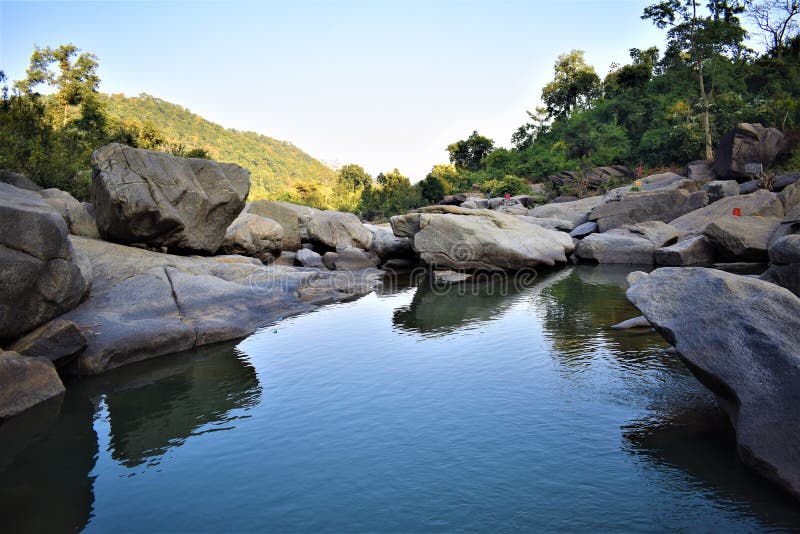 Hudru Water Falls Ranchi,in India. Stock Photo - Image of beautiful ...