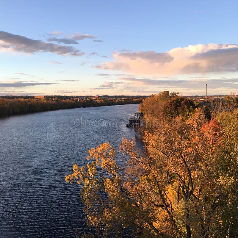 Hudson River In Autumn, stock image. Image of panoramic - 26261929
