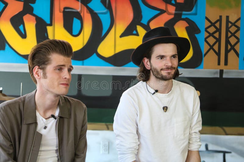 Hudson Taylor Film a Session in Studio in Brooklyn Editorial ...