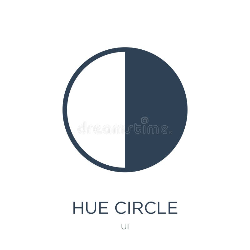 Hue Circle Icon in Trendy Design Style. Hue Circle Icon Isolated on ...